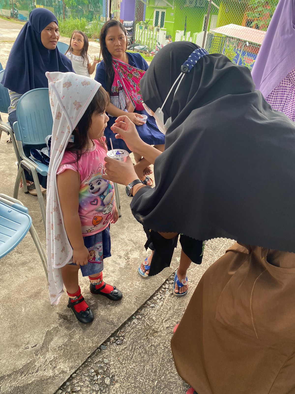 Pemberian Obat Cacing di Posyandu Anak Sehat – Puskesmas Botania Kota Batam