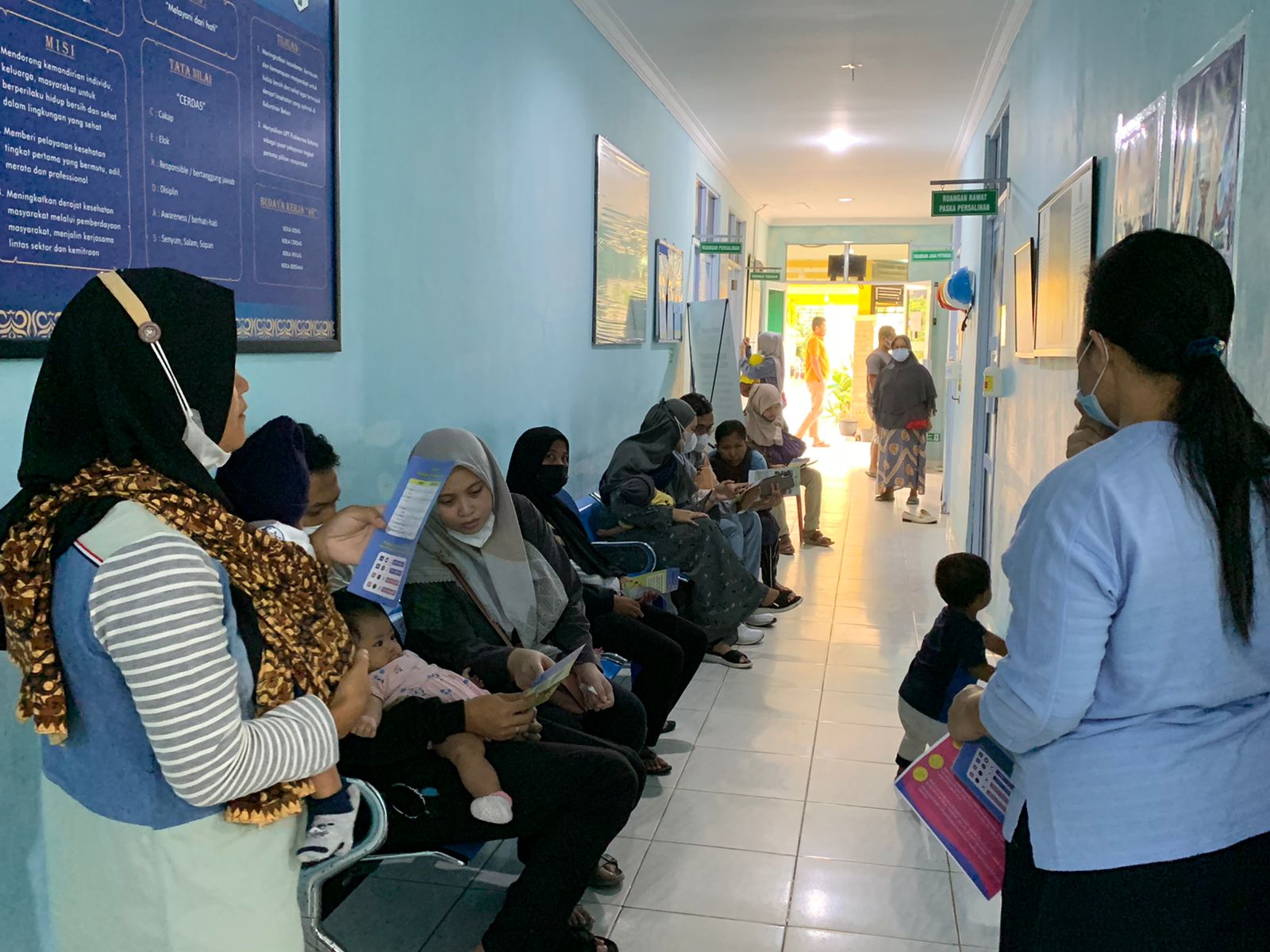 Penyuluhan dalam Gedung Tentang Imunisasi PCV – Puskesmas Botania Kota Batam