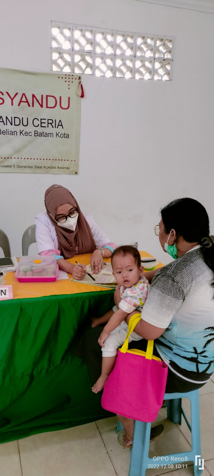 Kegiatan Posyandu Rutin di Posyandu Ceria – Puskesmas Botania Kota Batam