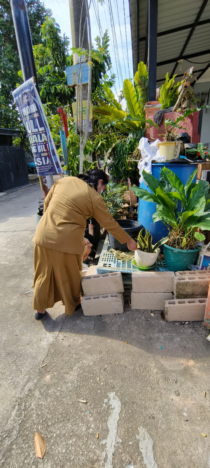Kegiatan Penyelidikan Epidemiologi Kasus DBD di Perumahan Taman Raya ...