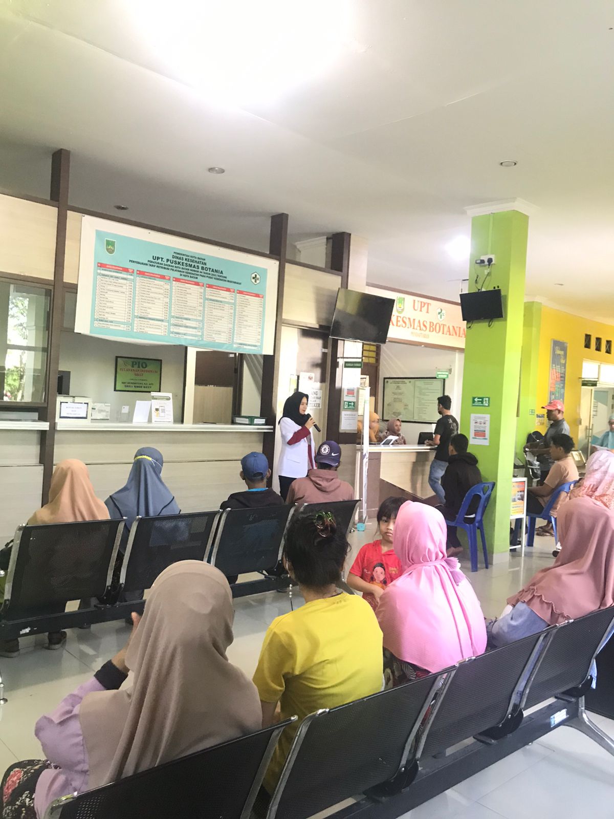 Penyuluhan dalam Gedung Tentang Bulan Imunisasi Anak Sekolah (BIAS) – Puskesmas Botania Kota Batam