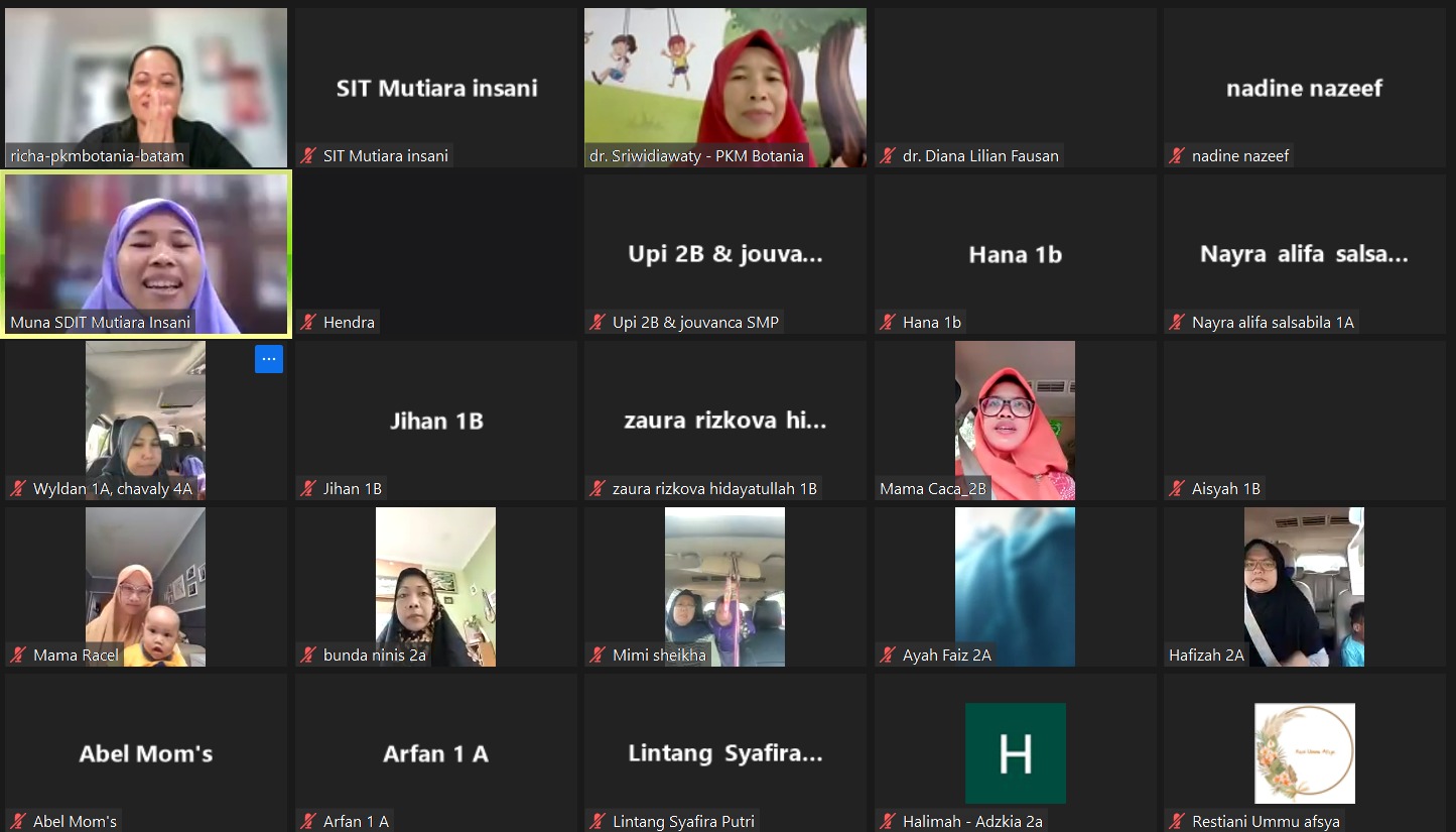 Kegiatan Zoom meeting Sosialisasi Bulan Imunisasi Anak Sekolah (BIAS) dan Vaksin HPV Dengan ...